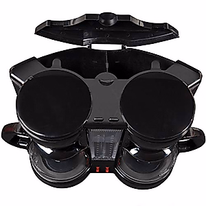 CucinaPro Double Coffee Brewer Station - Dual Coffee Maker Brews two 12-cup Pots, each with Individual Heating Elements