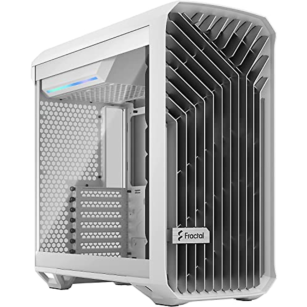 Fractal Design Torrent Compact White TG Clear - Tower - White - Tempered Glass, Steel - 4 x Bay - 2 x 7.09 x Fan(s) Installed - 0 - ATX, EATX, Micro ATX, Mini ITX, SSI CEB Motherboard Supported