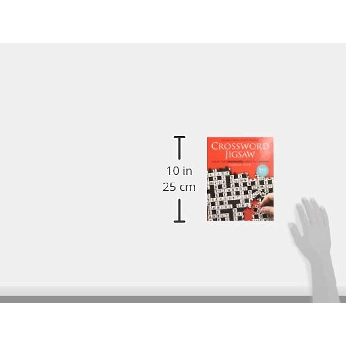 Dual Challenge Crossword Jigsaw Puzzle 1st Edition - 550 Piece Board Game for Adults Families - Educational Interactive Brain Building