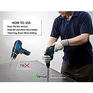 DelitonGude 7.0mm HSS M35 Cobalt Twist Drill Bits,9/32''inch High Speed Steel,Pack of 10,Suitable for Steels,Cast Iron,Stainless Steel,Copper and Other Hard Metals(7.0mm)