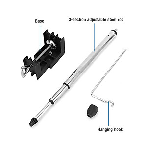 Yuecoom Rotary Grinder Hanger, Mini Drill Holder Flex Shaft Hanger Stand Tool Telescopic Electric Mill Support Rotary Tool Accessories,Telescopic Hanging Stand Holder Rotary Tool Hold Hanger Stand