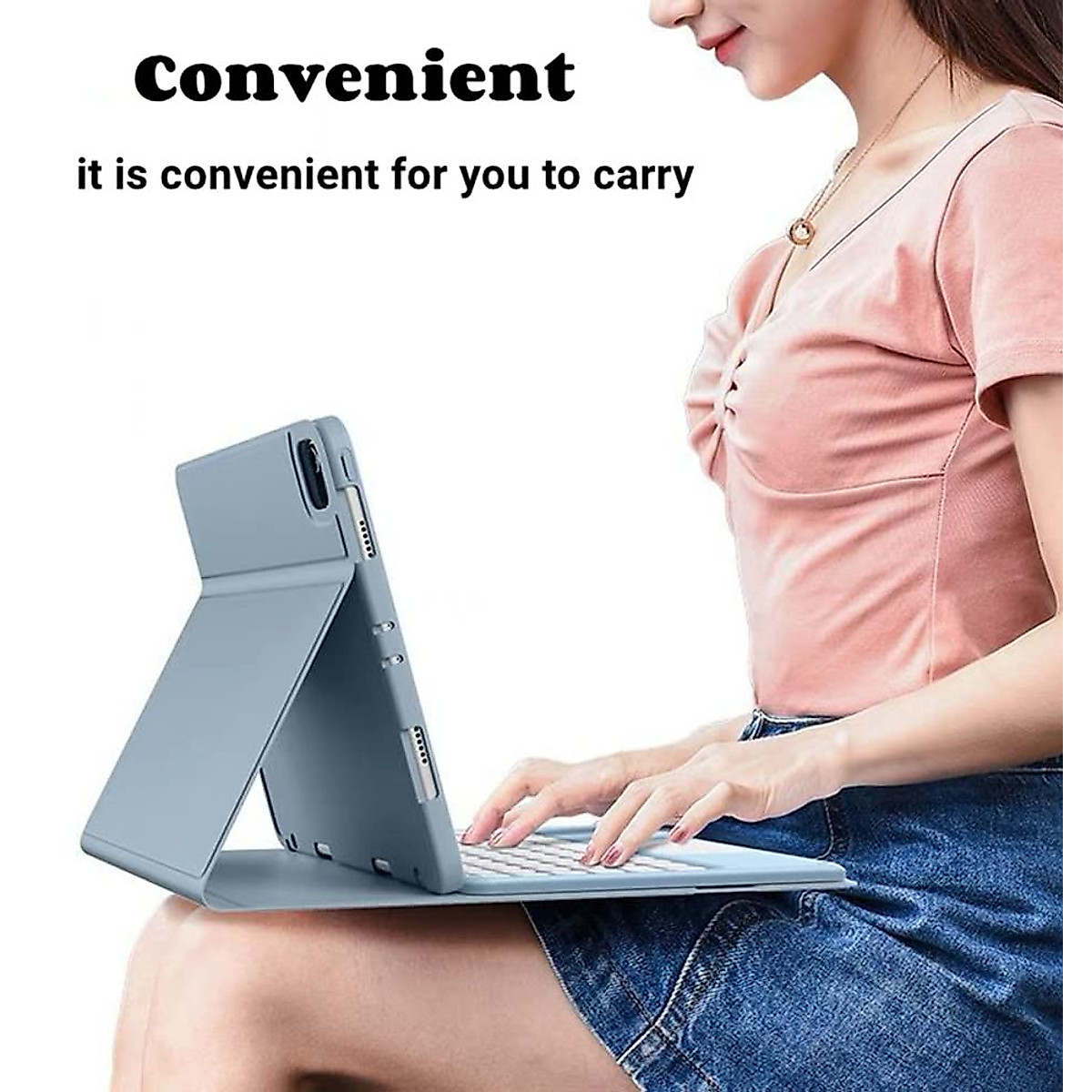 Touchpad Keyboard Case For Lenovo Tab P11 / Lenovo P11 Plus Case, Detachable Bluetooth Trackpad Keyboard Case for (Model: TB-J606F TB-J606X TB-J616F) (For Lenovo Tab P11 / Lenovo P11 Plus, Black)