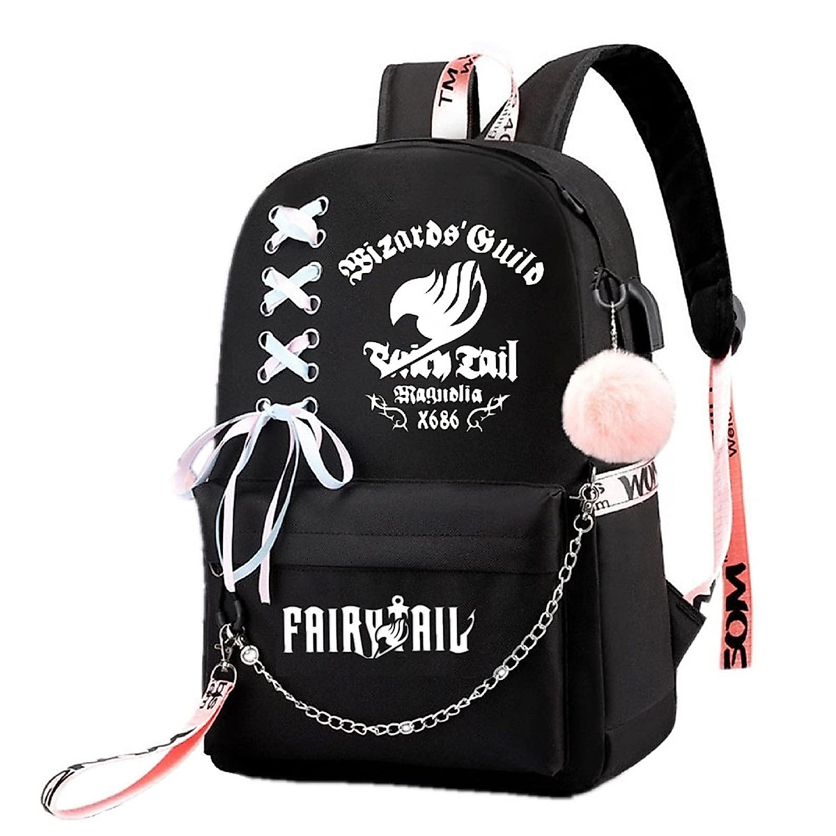 ISaikoy Anime Fairy Tail Backpack Bookbag Daypack School Bag Satchel Shoulder Bag