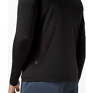 Lululemon Athletica Mens Metal Vent Tech 12 Zip Long Sleeve Shirt (Black, XL)