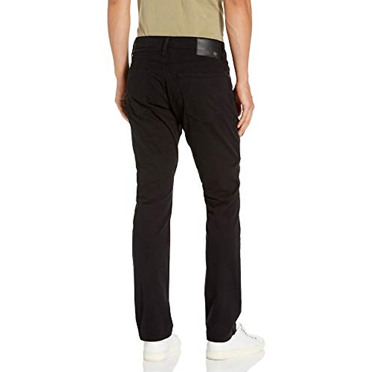 AG Adriano Goldschmied mens Everett Slim Straight "Sud" Casual Pants, Super Black, 32W x 33L US
