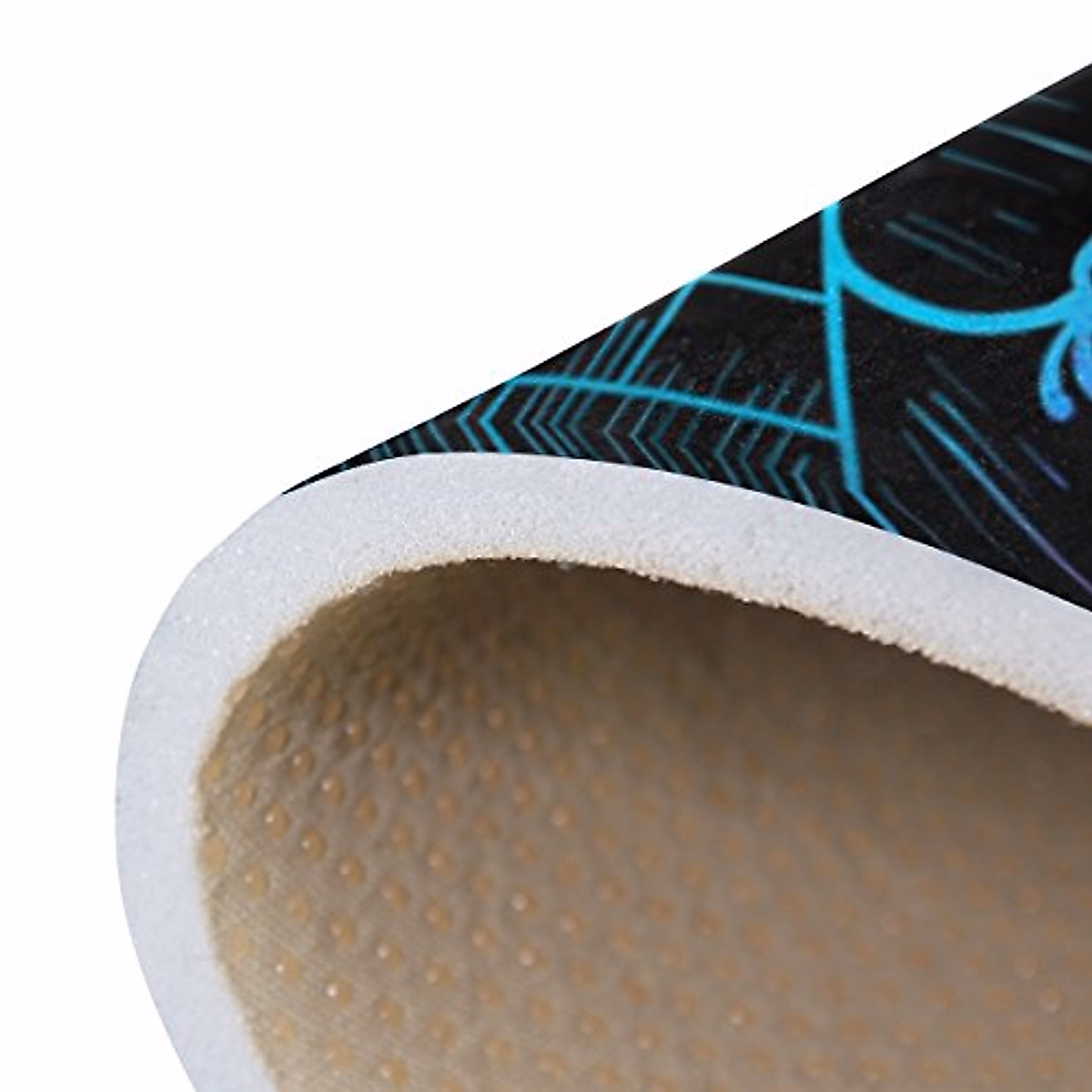 DEYYA Bill Cipher Wheel Zodiac Pattern Area Rug Carpet Non-Slip Floor Mat Doormats for Living Room Bedroom 3'x5'