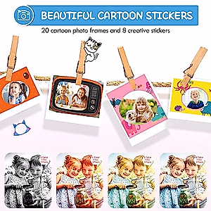 Kids Camera Toys for 3-12 Years Old Boys Girls,Selfie HD Digital Video Cameras for Kids with Protective Silicone Cover, 32GB SD Card,Toddler Digital Camera (Blue)