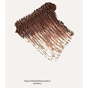 Ere Perez - Natural Almond Oil Mascara | Vegan, Cruelty-Free, Clean Beauty (Brown, 0.35 oz | 10 ml)