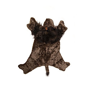 Carstens, Inc Plush Buffalo Animal Rug, Small