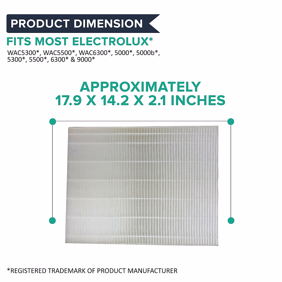 Crucial Air Replacement Filter Kit compatible with Winix P300, WAC5000 Part # 21HC4- Includes 1 HEPA Filters and 4 Carbon Pre-Filters