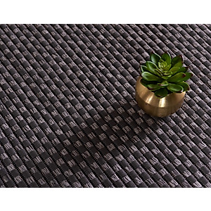 Unique Loom Outdoor Border Collection Area Rug - Multi Border (3' 3" x 5' 1" Rectangle, Gray/ Black)