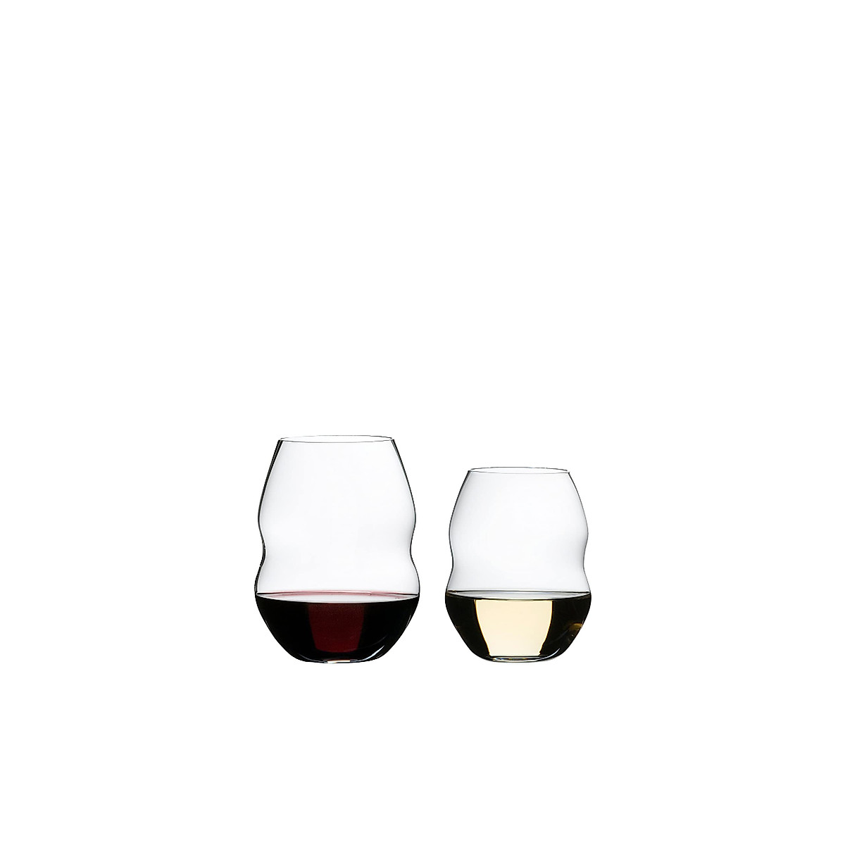 Riedel Swirl Wine Glass, 2 Count (Pack of 1), Clear