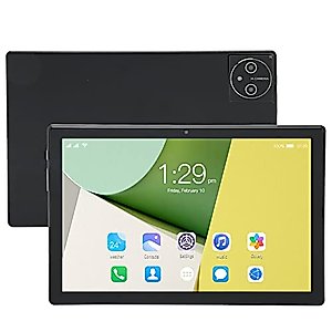 Tablet 10.1 inch Android 12 Cellular Tablet, 8GB RAM and 256GB ROM, Octa Core CPU, 16MP and 8MP Camera, 7000mAh Battery Tablet PC, Black