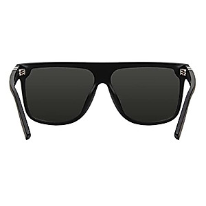 Blenders Eyewear SciFi – Polarized Sunglasses – Single-Lens with a Flat-Top Design – 100% UV Protection – For Men and Women – Dark Flatter