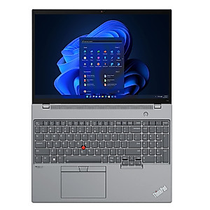 Lenovo ThinkPad T16 Laptop with Ryzen 7 PRO 6850U Processor, 16GB RAM, 1TB Gen4 Performance SSD, 16" WUXGA (1920 x 1200) 300nits Anti-Glare Touchscreen, FHD Cam, Numeric Keypad, Win11 Pro (Storm Gray)