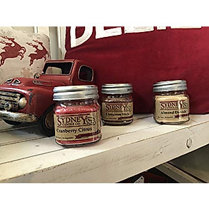 Sydney Candle Co. Fall Candles | Soy Mason Jar Candle | Fall Scented Candles for Home | Holiday Candle (7.5 oz) (Fresh Cut Pine)