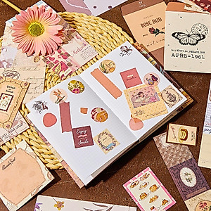 Crtiin 1388 Pcs Scrapbooking Supplies Kit, Christmas Aesthetic Scrapbook Kit Journaling Supplies for A6 Grid Notebook, Stationery, Aesthetic Scrapbook Paper DIY Art Craft Gift for Women