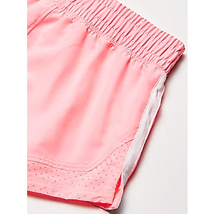 Under Armour Sprint Shorts, Pink Craze (645)/Metallic Silver, Youth X-Large