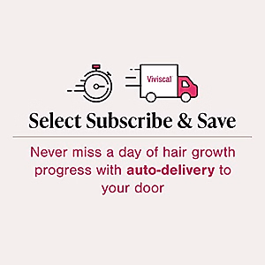 Viviscal Men's Hair Growth Supplements for Thicker, Fuller Hair Clinically Proven with Proprietary Collagen Complex 180 Tablets - 3 Month Supply