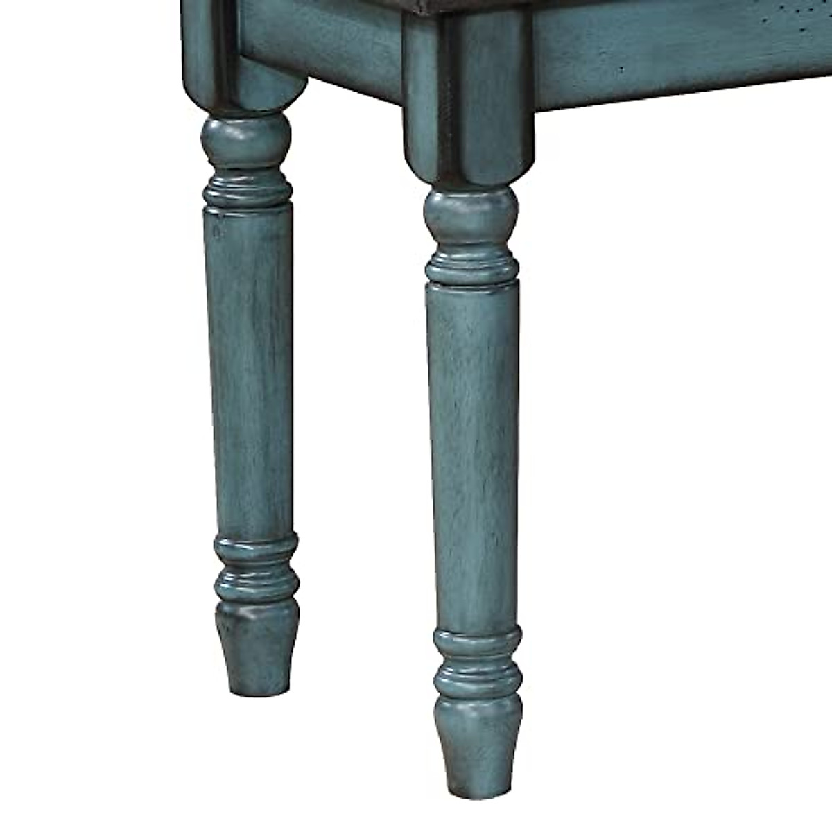 Powell Furniture Willow Dining Bench, Multicolor, 40”W x 14.02”D x 18.31”H