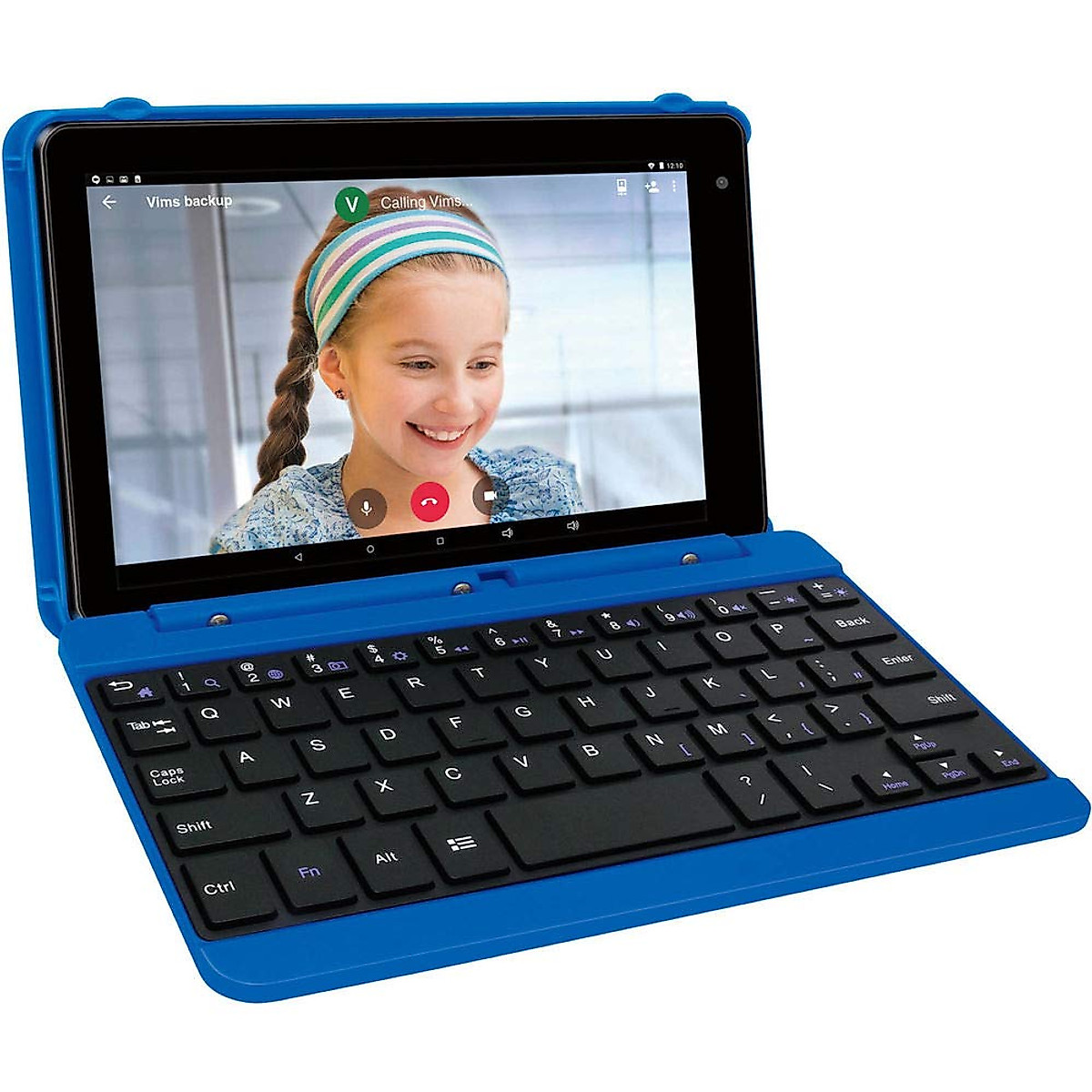 RCA Voyager 7 Inch 16GB Tablet with Keyboard Case and Android OS, Blue