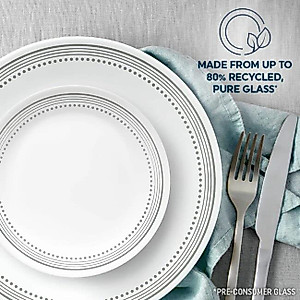 Corelle® Mystic Gray 16-piece Mugless Dinnerware Set, Service for 4