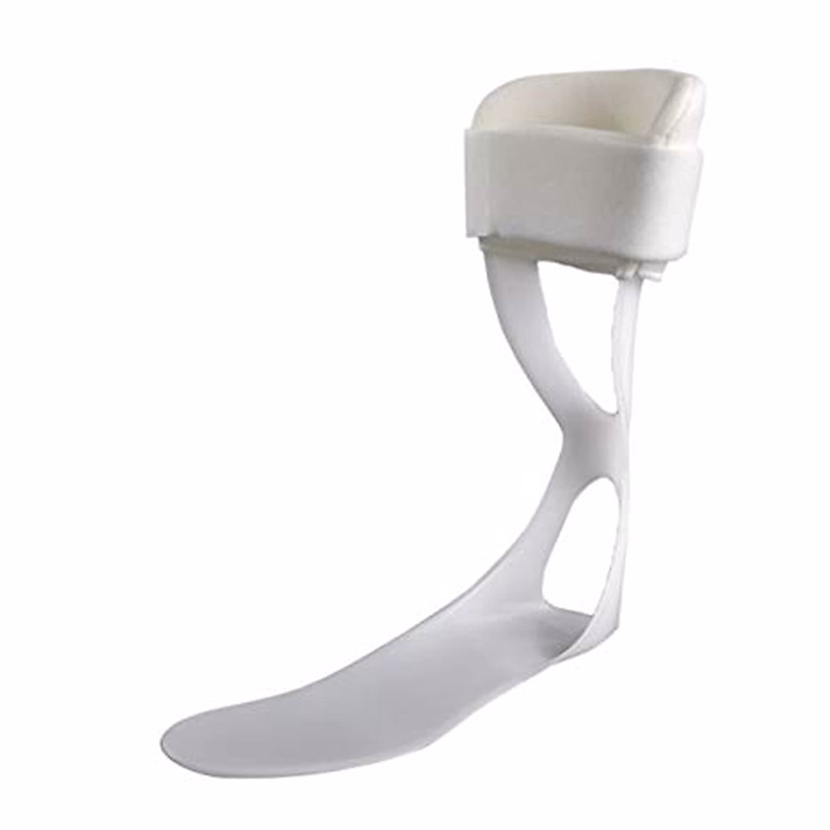 BraceOn AFO – Swedish Deluxe - Drop Foot Stabilizer, Moldable, Trimmable, Lightweight Polyethylene (Men, Left)