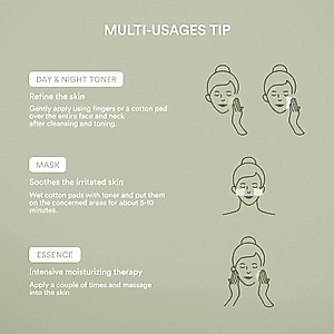 Abib Heartleaf Calming Toner Skin Booster 7.1 fl oz / 210ml I Toner for Senstive Skin, Irritated Skin, Instant Relief for Acne