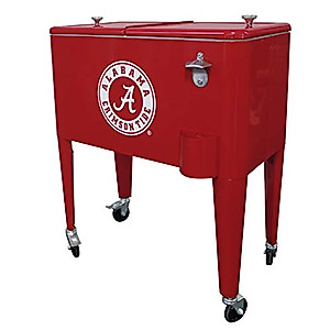 Leigh Country TX 93788 Alabama Crimson Tide 60 Qt Rolling Cooler