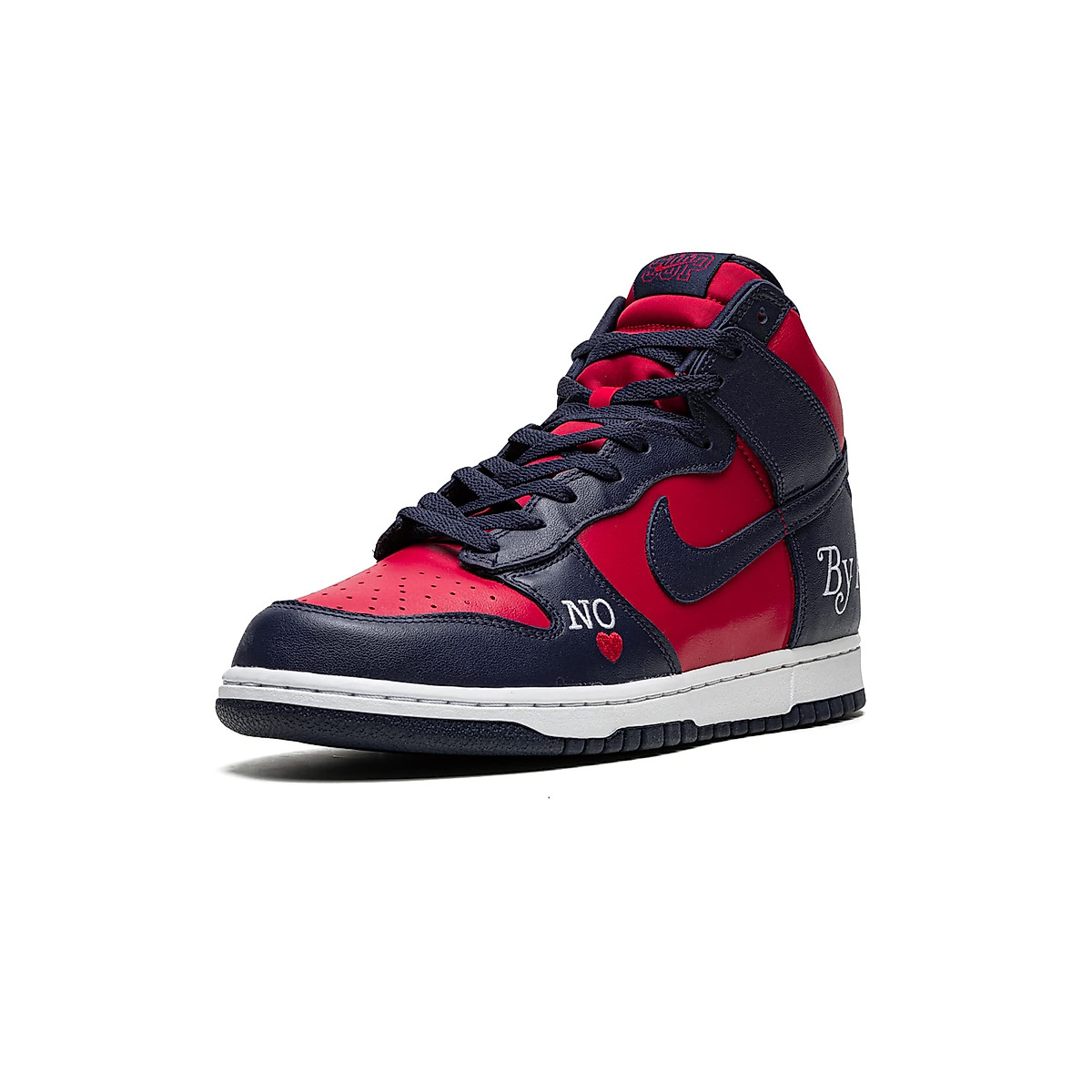 Nike Mens SB Dunk High DN3741 600 Supreme - by Any Means - Navy/Red - Size 10