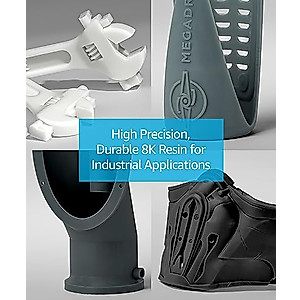 SuperPCS Black 1000g is the Fastest 1.5 Sec and Toughest Resin (1.8GPa, 15% Elongation) with 8K 22um Resolution, Made in Korea by 3DMaterials]