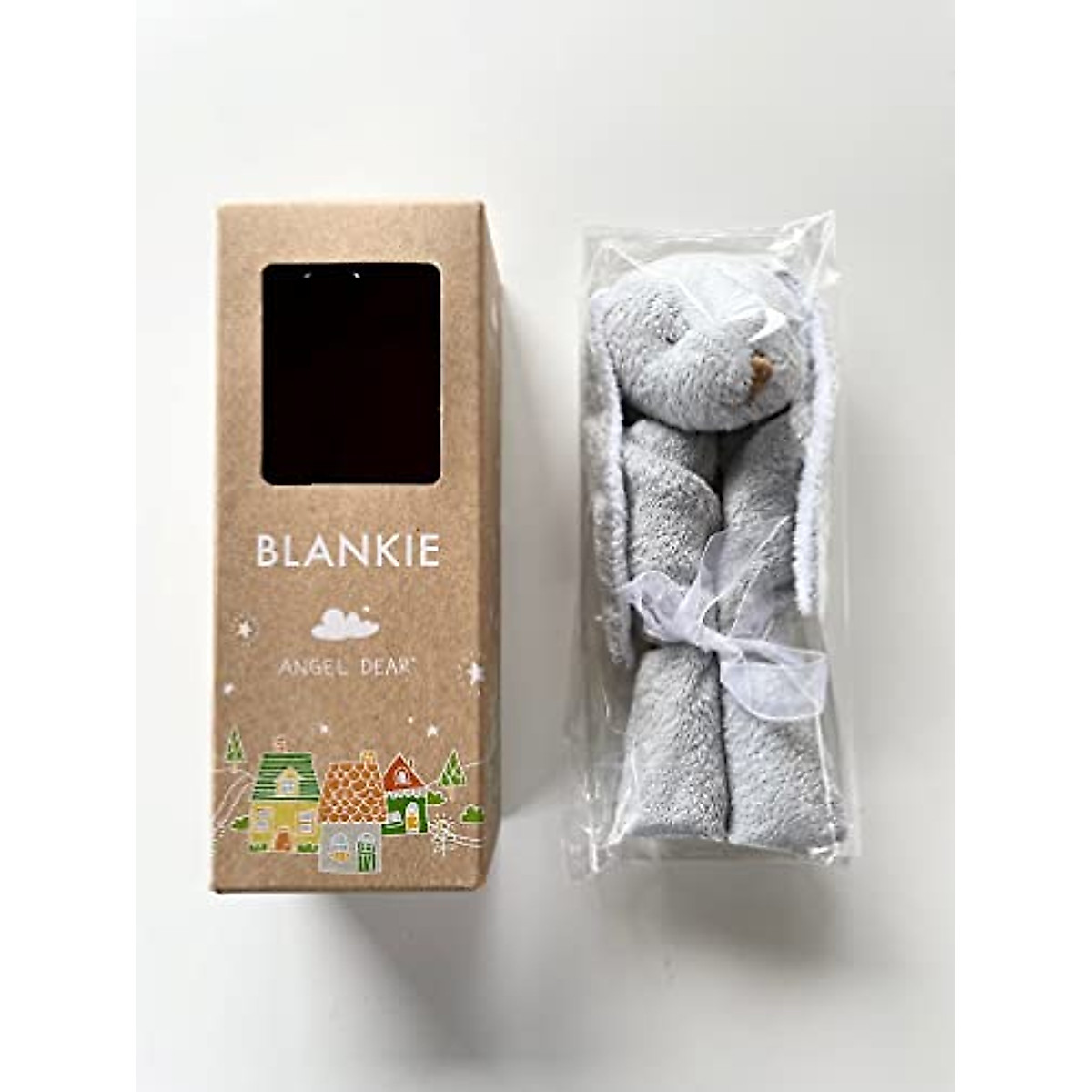 Angel Dear - Grey Bunny, Blankie