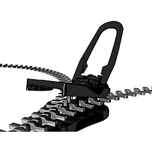 12 Pcs Black Universal Instant Fix Zipper Repair Kit Replacement Zip Slider Teeth Zippers Design Arts, Crafts and Sewing Fasteners