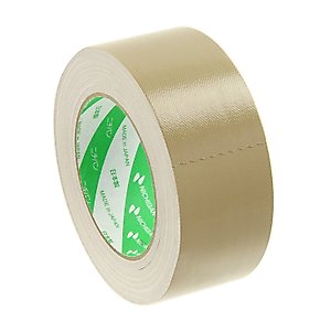 Nichiban 102N7-50 Cloth Tape, 2.0 inches (50 mm) x 86.5 ft (25 m) Roll, Ochre