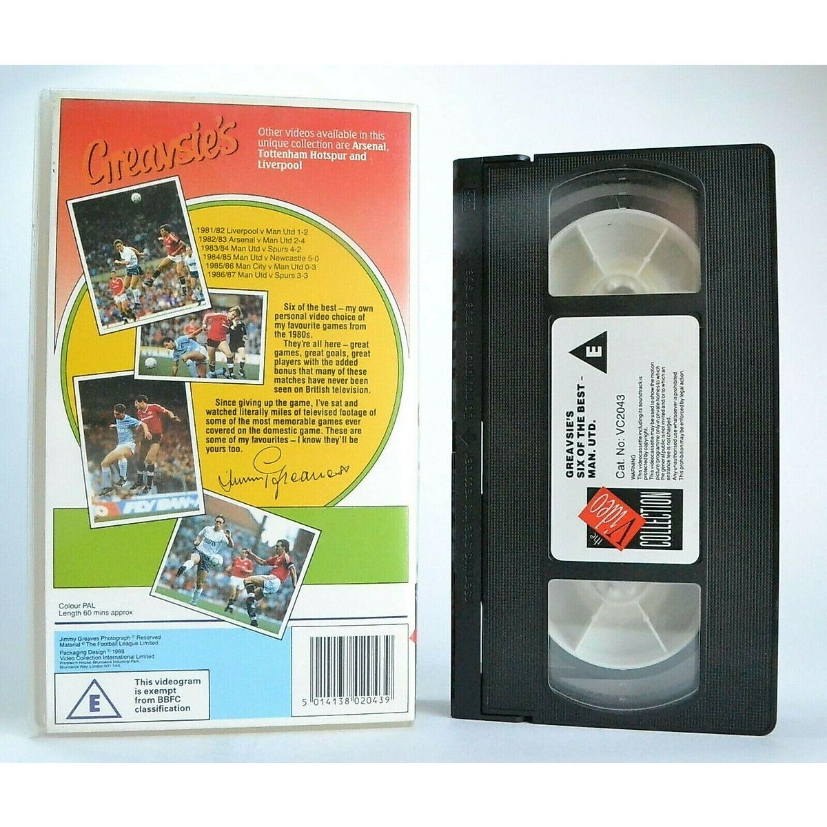 Manchester United : Six Of The Best From The 80s [VHS]