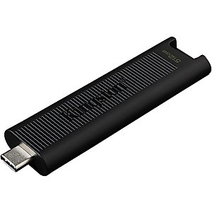 Kingston Flash Drive DataTraveler Max 512GB USB 3.2 High Speed 1000MB/s USB Type-C for Computer (DTMAX/512GB) Bundle with 1 Everything But Stromboli Lanyard