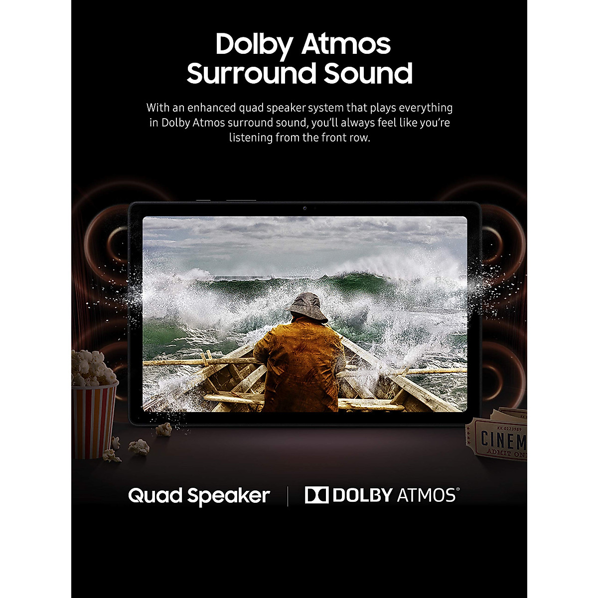 Samsung Galaxy Tab A7 64GB 10.4-Inch Tablet (Wi-Fi Only, Gold)