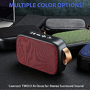 Tek Styz Speaker Compatible with Your Bose SoundSport Free Fabric Design 3W Playtime 6H Indoor, Outdoor Travel (Gray)