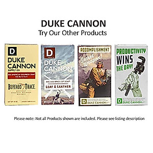 Duke Cannon Supply Co. Big American Bourbon Bar Soap, Bourbon Oak Barrel, 10 oz (2 Pack)