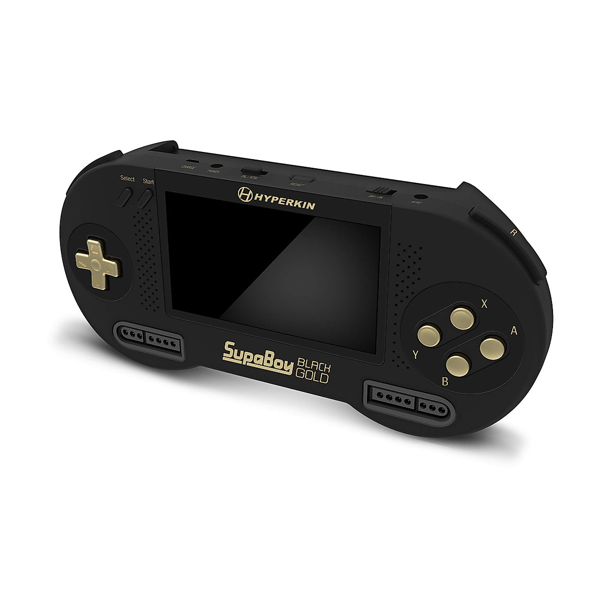 Hyperkin SupaBoy Blackgold Portable Pocket Console for Super NES/Super Famicom - Super NES