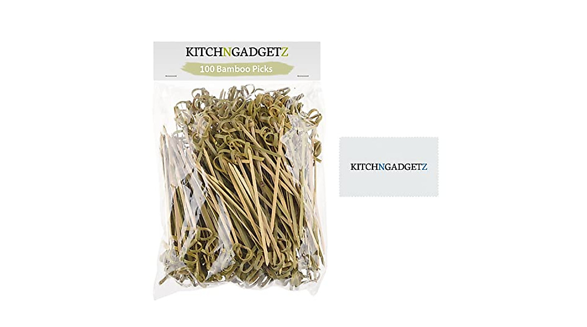 Bamboo Cocktail Picks – 300 Pack for Parties & More