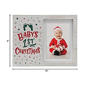 FINE PHOTO GIFTS Baby's First Christmas 4" x 6" or 5" x 7" Wood Picture Frame