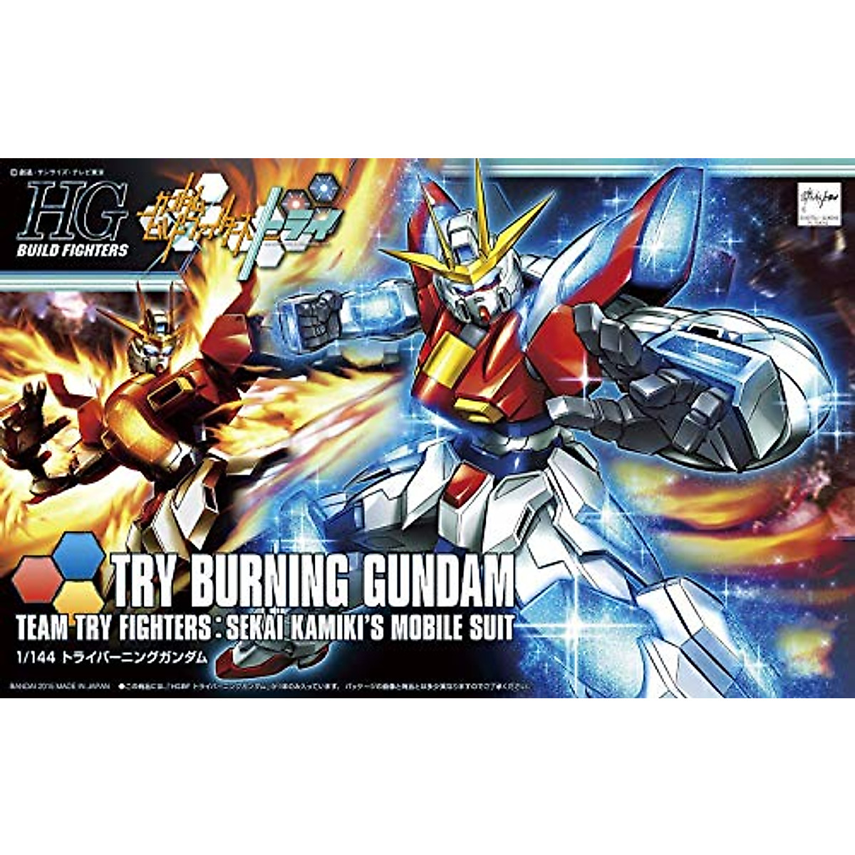 Bandai Namco #28 Try Burning Gundam Gundam Build Fighters Try, Bandai HGBF (BAS5055437)