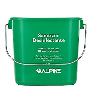 Alpine Industries 6 Qt. Green Cleaning Pail, Green