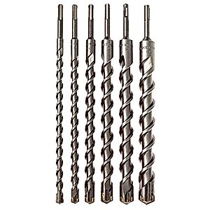 6 Piece Carbide Tipped BIT, Masonry Drill Bit Set, SDS Plus!!!