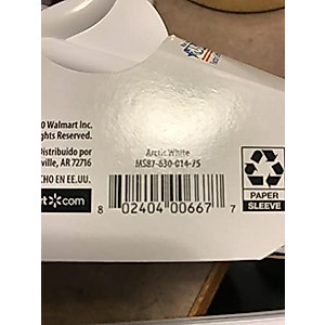 Mainstays Super Heavy Weight Hanger, White, 9-Pack (Pack of 2)