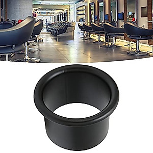 Hair Dryer Holder Insert, Firm and Rust Proof, Stainless Steel Hair Dryer Stand for Bathroom Hotel Hairdressing Salon(Black)