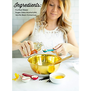 Nutty Montanan Authentic Real Pure Mexican Clear Vanilla (White) 16 Ounce Cold Pressed No Coumarin Imported