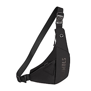 Cajmols Sling Bag for Men Crossbody Sling Backpack Travel Hiking Chest Bag Daypack Compatible iPad Mini
