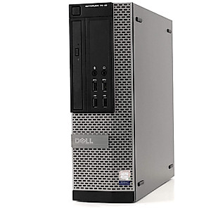 Dell Optiplex 7020 Business Desktop Computer, Intel Quad Core i5, 16GB DDR3 RAM, 1TB HDD, DVD-ROM, Windows 10 Pro, RGB Speakers, Webcam, New 24-inch Monitor (Renewed)